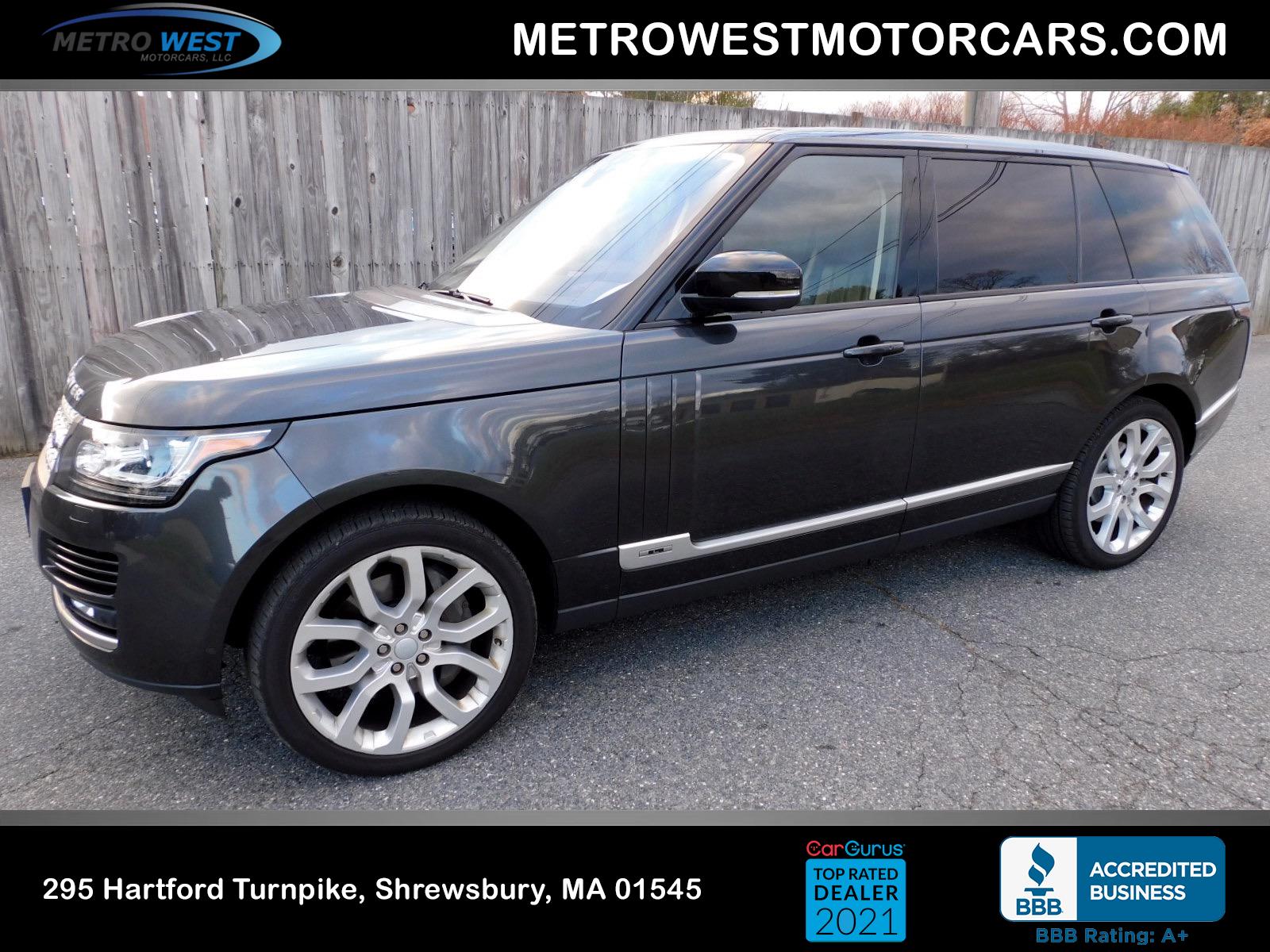 Used 2017 Land Rover Range Rover V8 Supercharged LWB For Sale ($48,800 ...